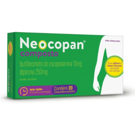 Neocopan Composto 10+250mg 20 Comprimidos União Quimica